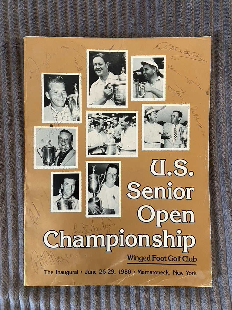 U.S. Senior Open Champtionship Program - Signed – Friedman & Sons
