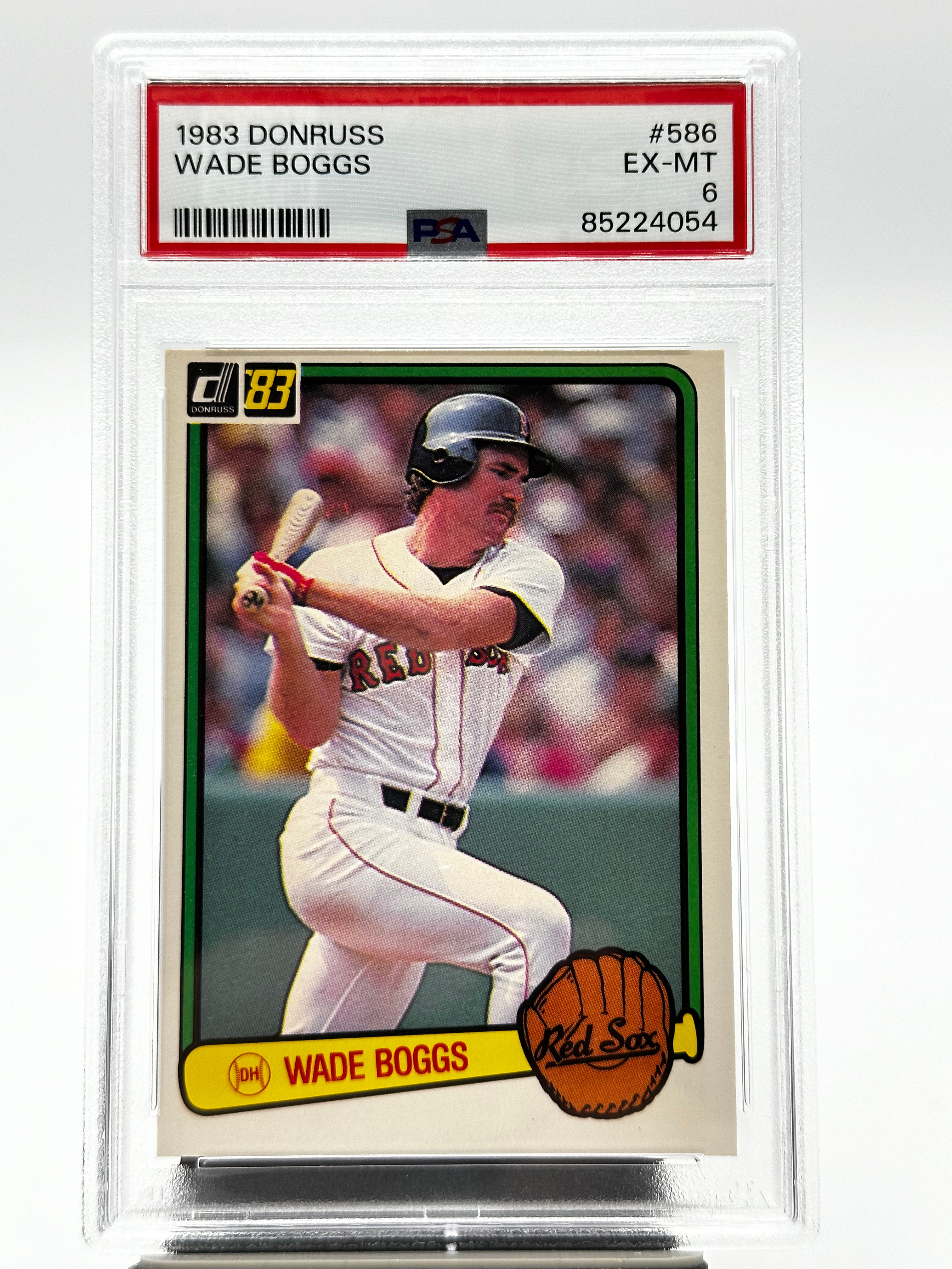 1983 Donruss Wade Boggs RC #586 PSA 6 – Friedman & Sons